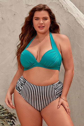 halter bra plus size