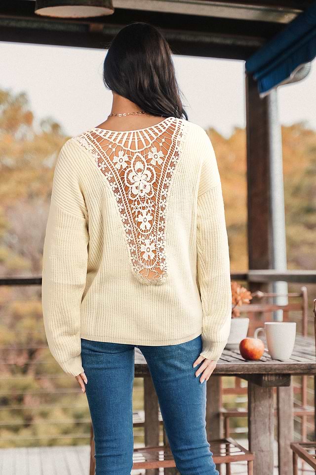 backless sweater pattern